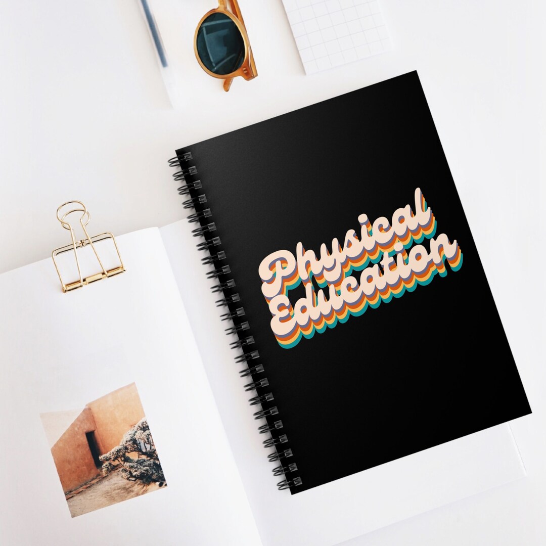 Retro PE Notebook - Ruled Line | Perfect PE Teacher Gift! PE Teacher ...