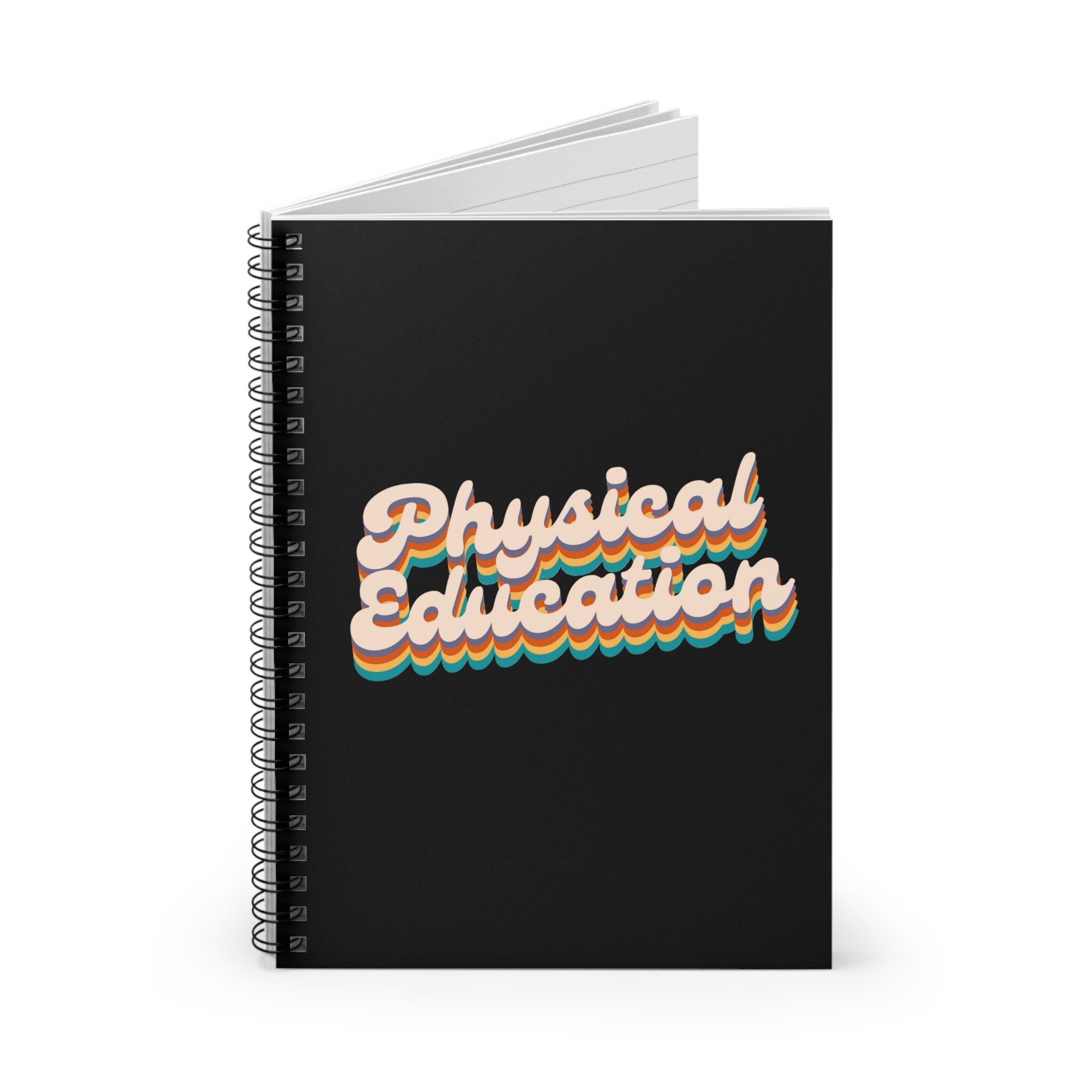 Retro PE Notebook Ruled Line Perfect PE Teacher Gift PE Teacher Svg ...