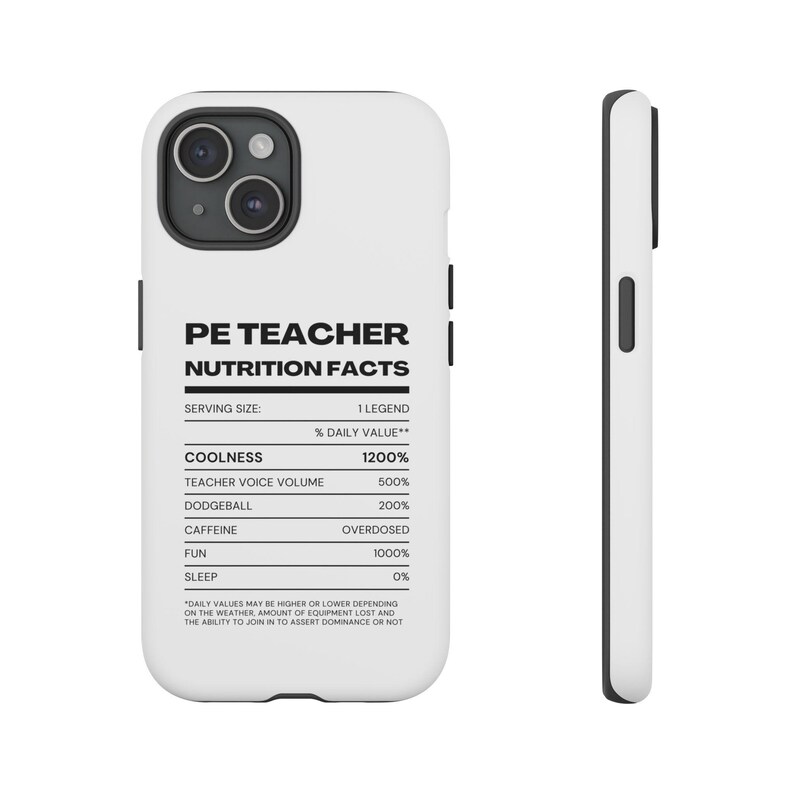 PE Teacher Label Tough Phone Cases, Perfect Gif for PE Teachers! - Etsy
