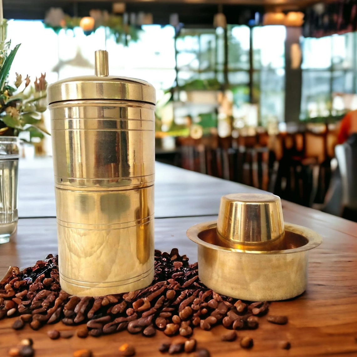 Pure Brass Coffee Filter 1 Dabara Set Kumbakonam Traditional Special ...