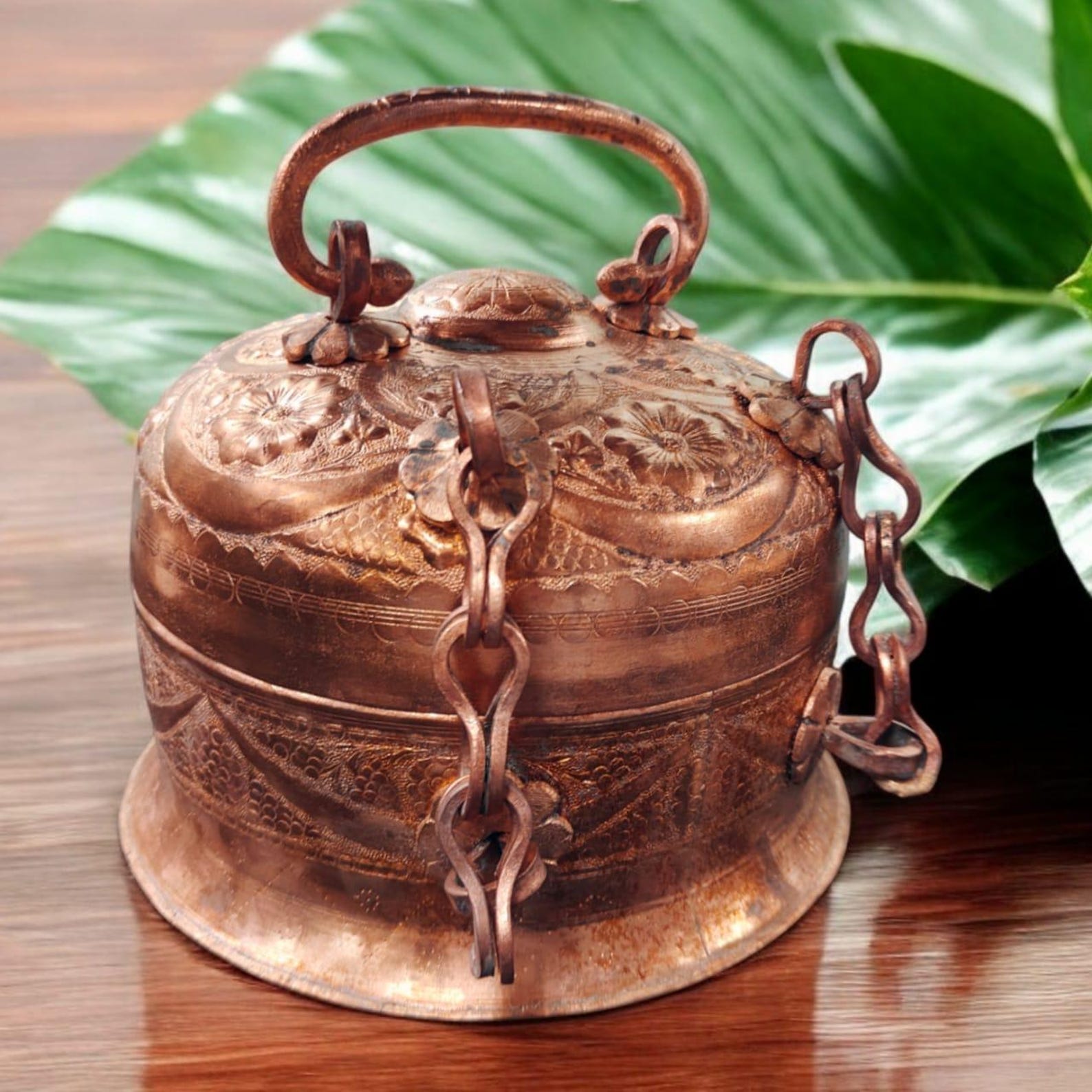 Very Rare Antique Pure Copper Big Size Round Shape Very Beautifully ...