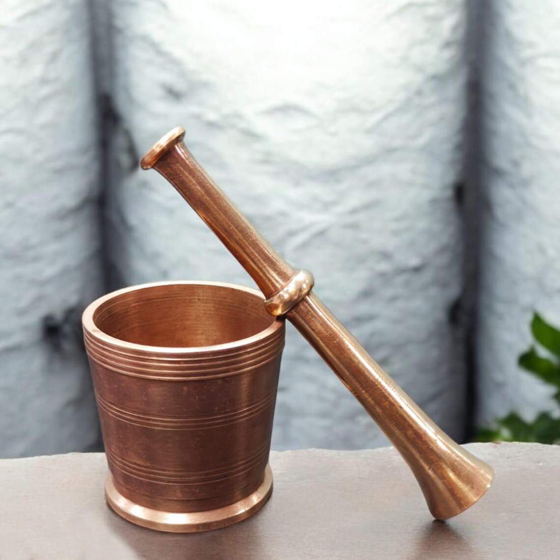 Vintage Brass Original Antique Mortar and Pestle Traditionally Known as ...