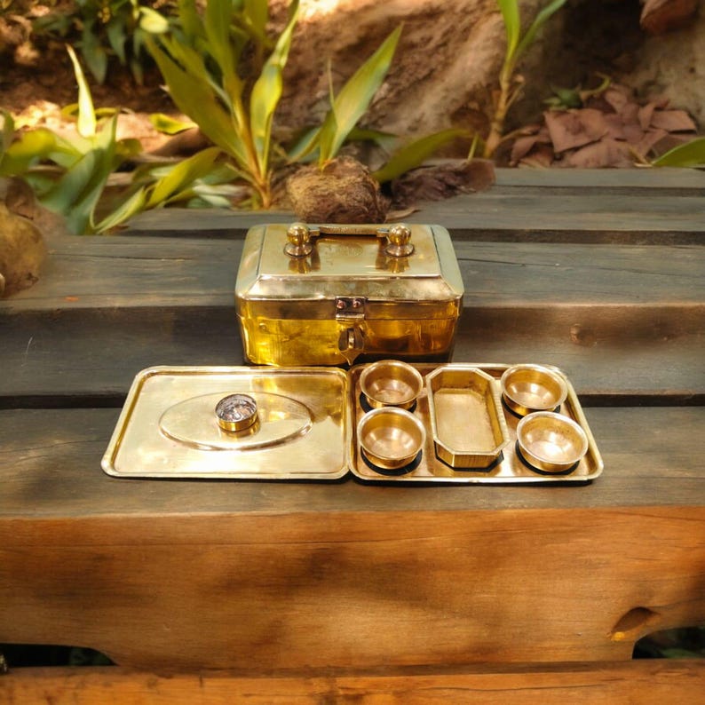 Rare Antique Brass Paan Daan Beetle Nut Supari Box - Etsy