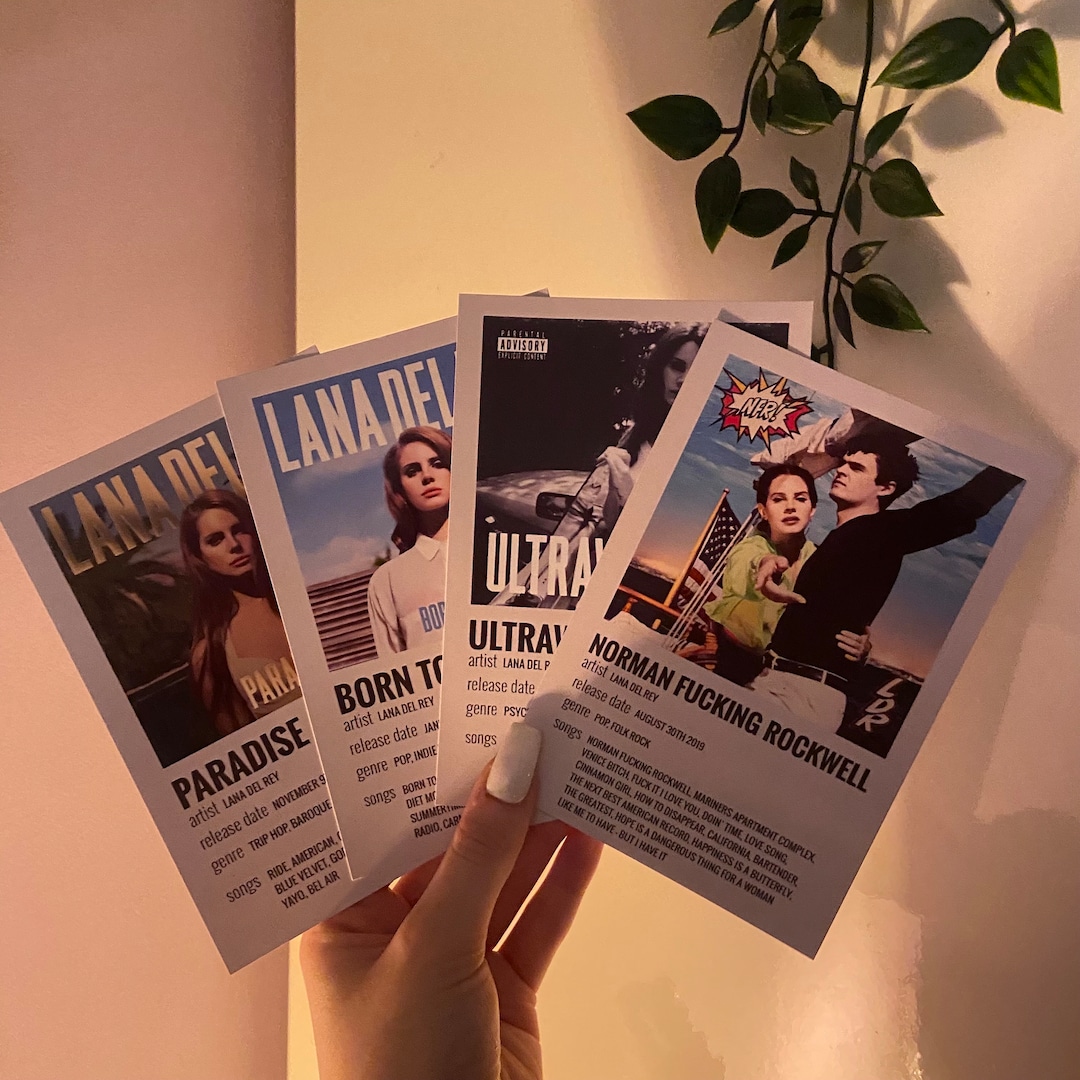 Lana Del Rey Minimalist Aesthetic Album Poster Print Bundle - Etsy