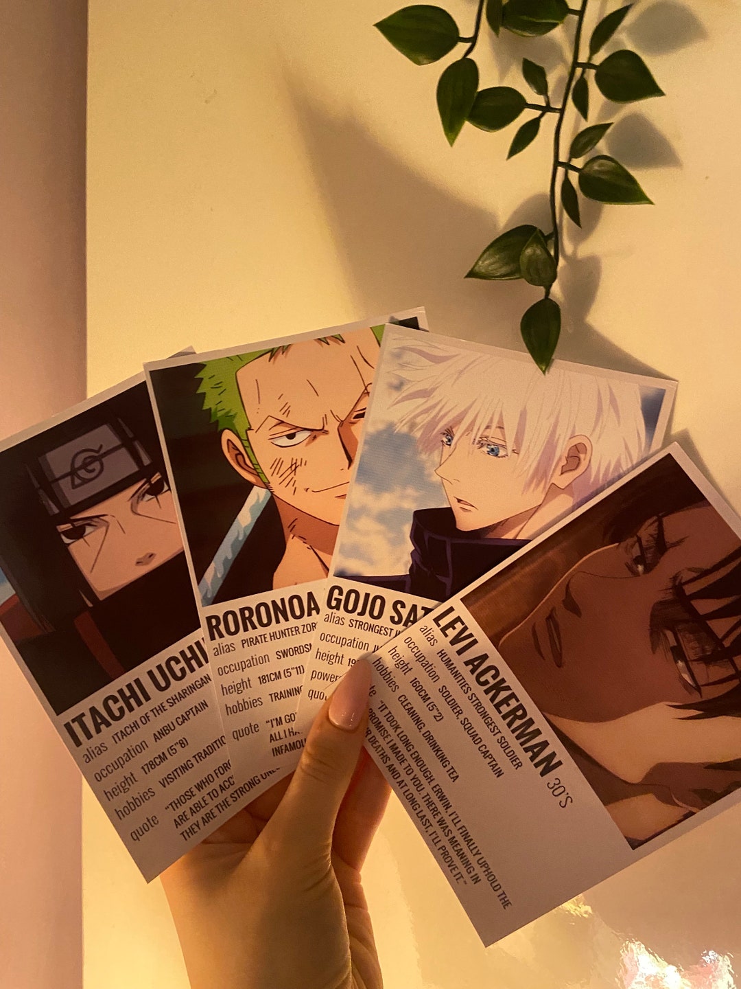 Custom Anime Character Prints | Anime Posters | Polaroid Prints ...