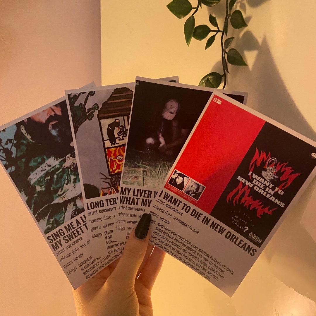 Suicideboys Minimalist Aesthetic Album Poster Print Bundle - Etsy