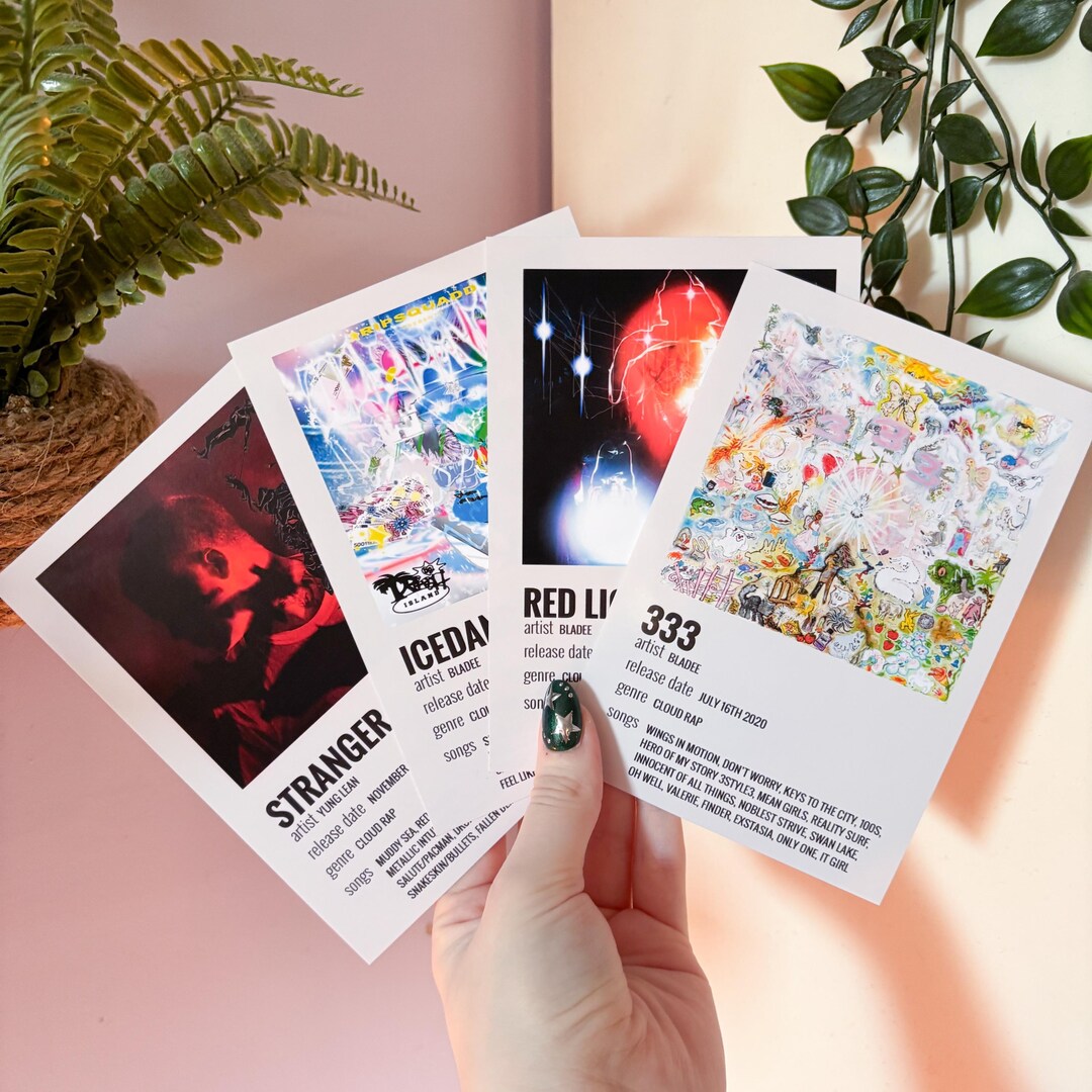 Drain Gang Album Print Bundle - Album Posters - Minimalist Posters ...