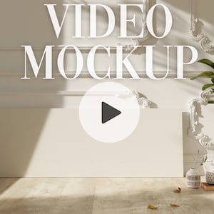 Video Canvas Mockup| 3x1 Landscape Panaromic Mockup | Animated ...