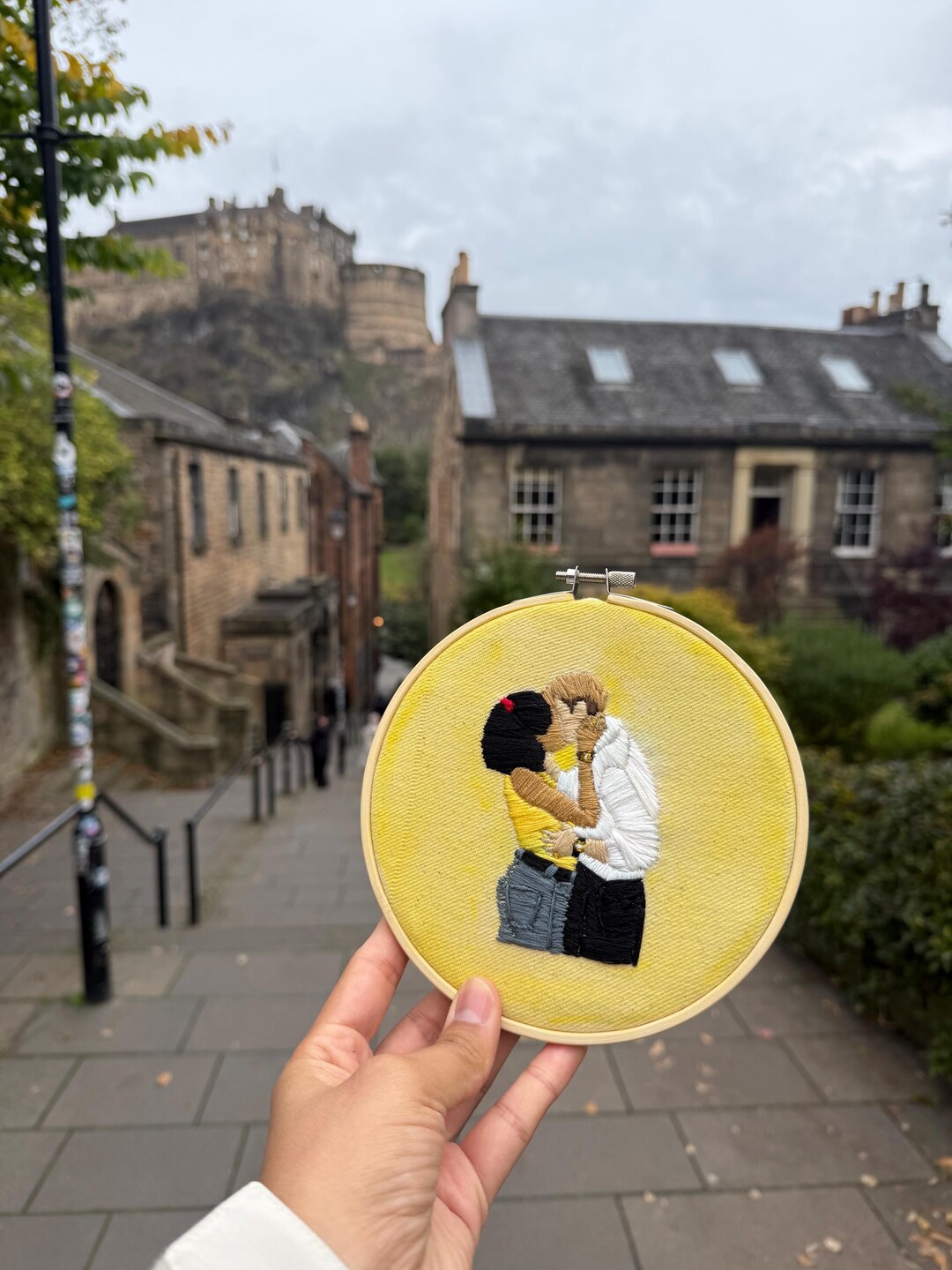 One Day Netflix TV Series Inspired Hand Embroidered Hoop Art | Emma and ...