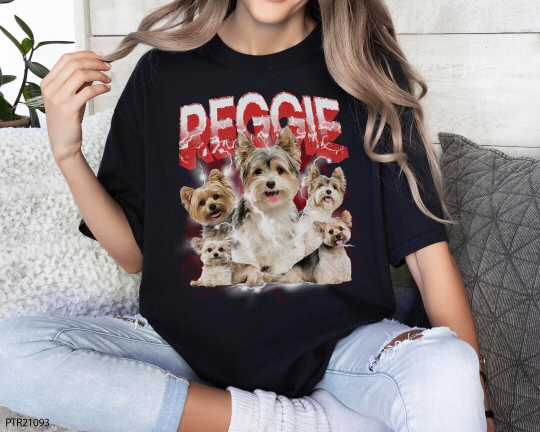 Custom Bootleg Rap Tee, Retro Dog Bootleg Shirt, Personalized Dog ...