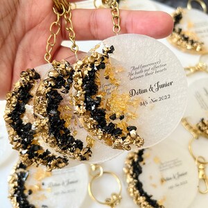 Wedding Favors Epoxy Keychain for Guest, Save the Date Keychain,wedding ...