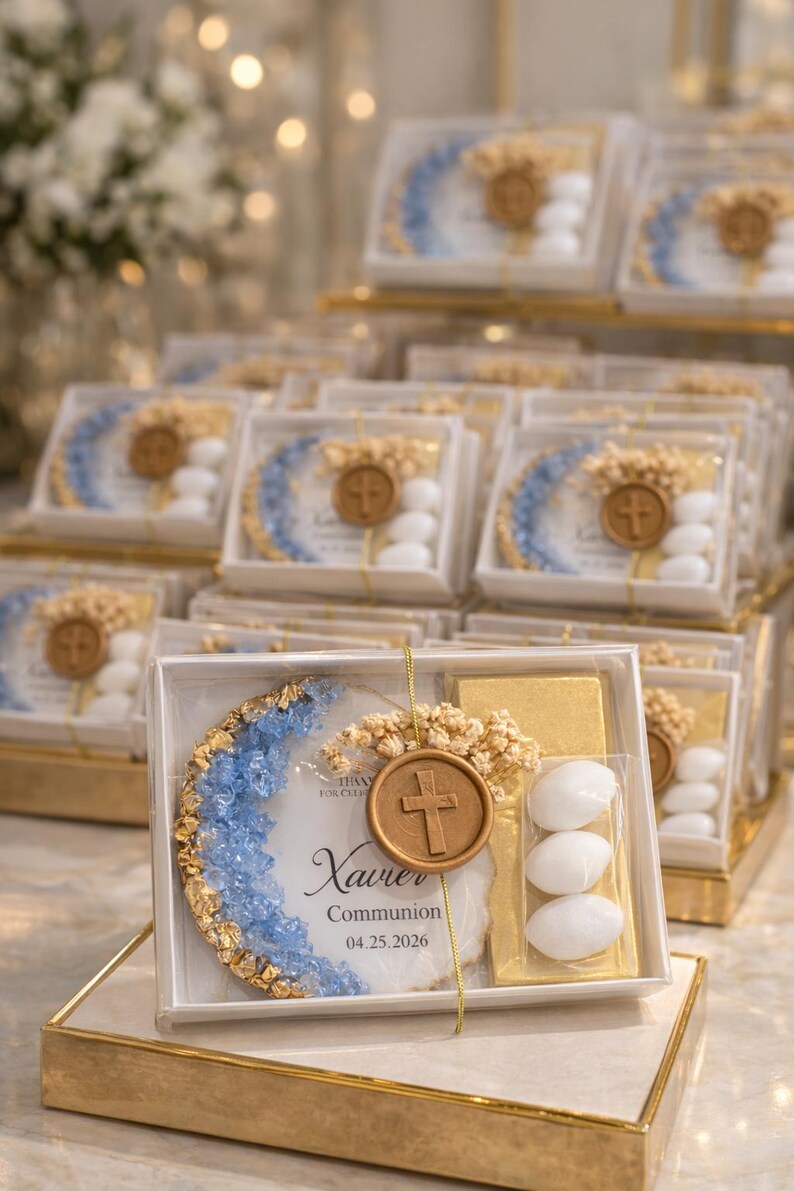Personalized First Communion Magnet Favor Candies Chocolate: Baptism ...