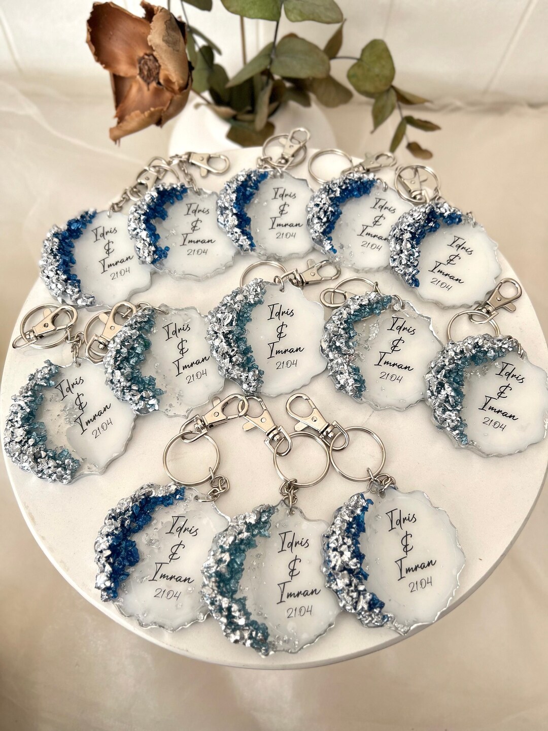 1st Birthday Keychain Favors,age 1 Favors,1st Birthday Boy&girl Party ...