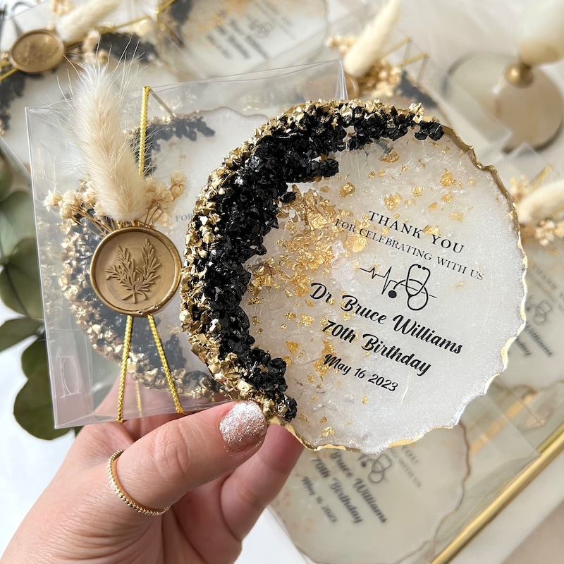 Resin Coaster With Name - Etsy