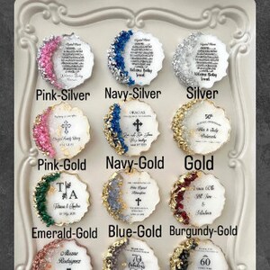 Personalized Quinceanera Epoxy Coaster Favor,mis Quince 15 Party Favor ...