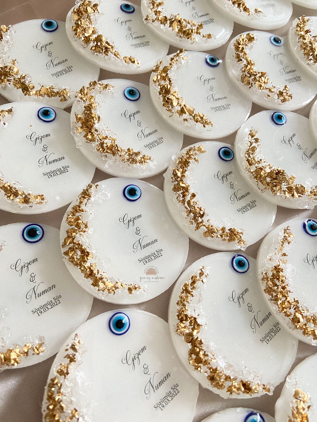 Wedding Epoxy Magnet Party Favors for Guests in Bulk, Personalized ...