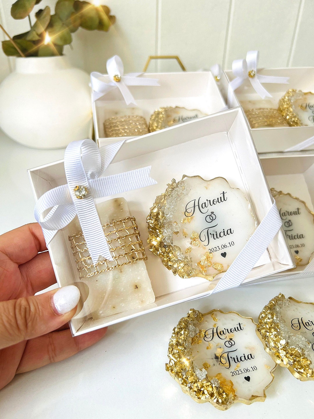 Personalized Wedding Magnet Soap Party Favors for Guests in Bulk ...