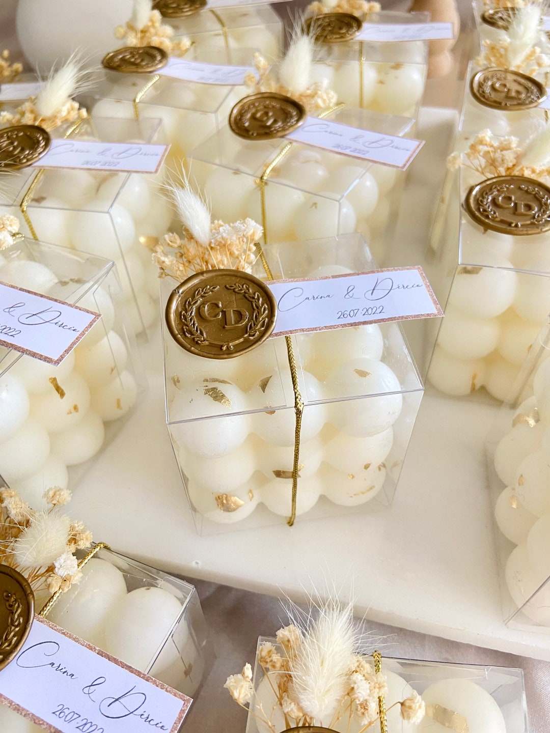 Wedding Scent Bubble Candle Bulk Favor,wedding Cube Candle Gift,wedding ...