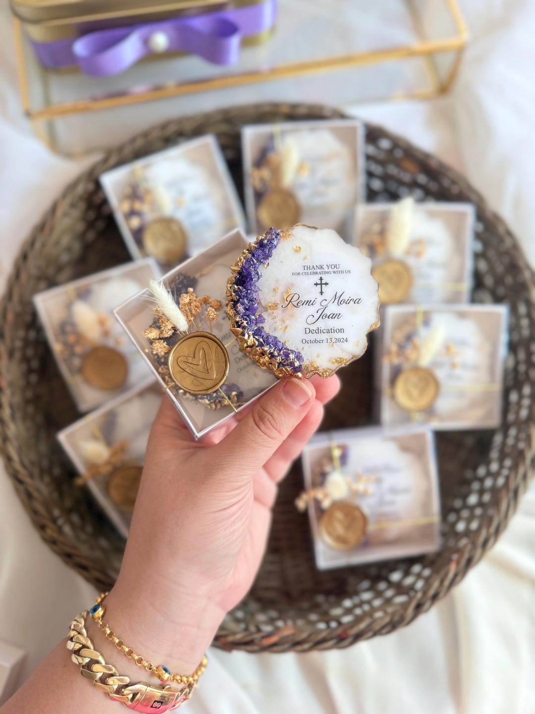 Personalized Baptism Magnet Favors, Religious Keepsake Gift - Etsy