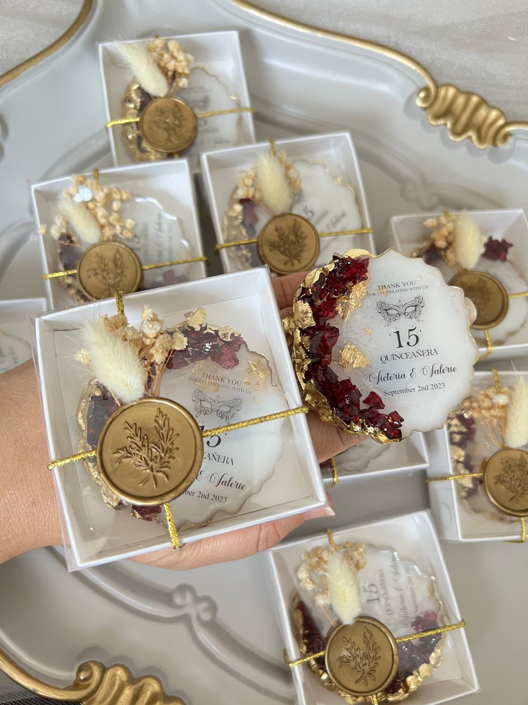 Custom Quinceañera Epoxy Magnet Party Gift,sweet 16 Gift,quinceanera ...