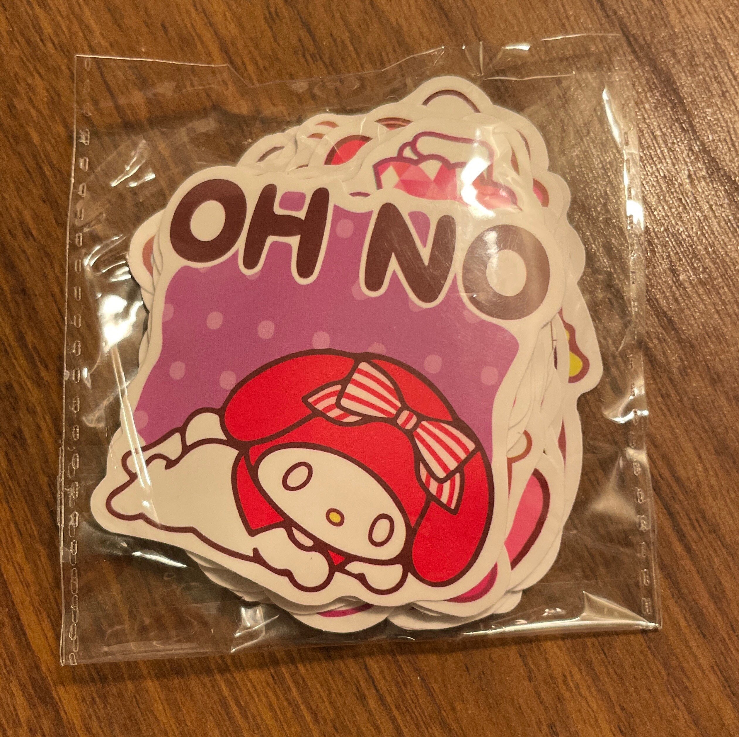 My Melody Sticker Set 50 Stickers Etsy