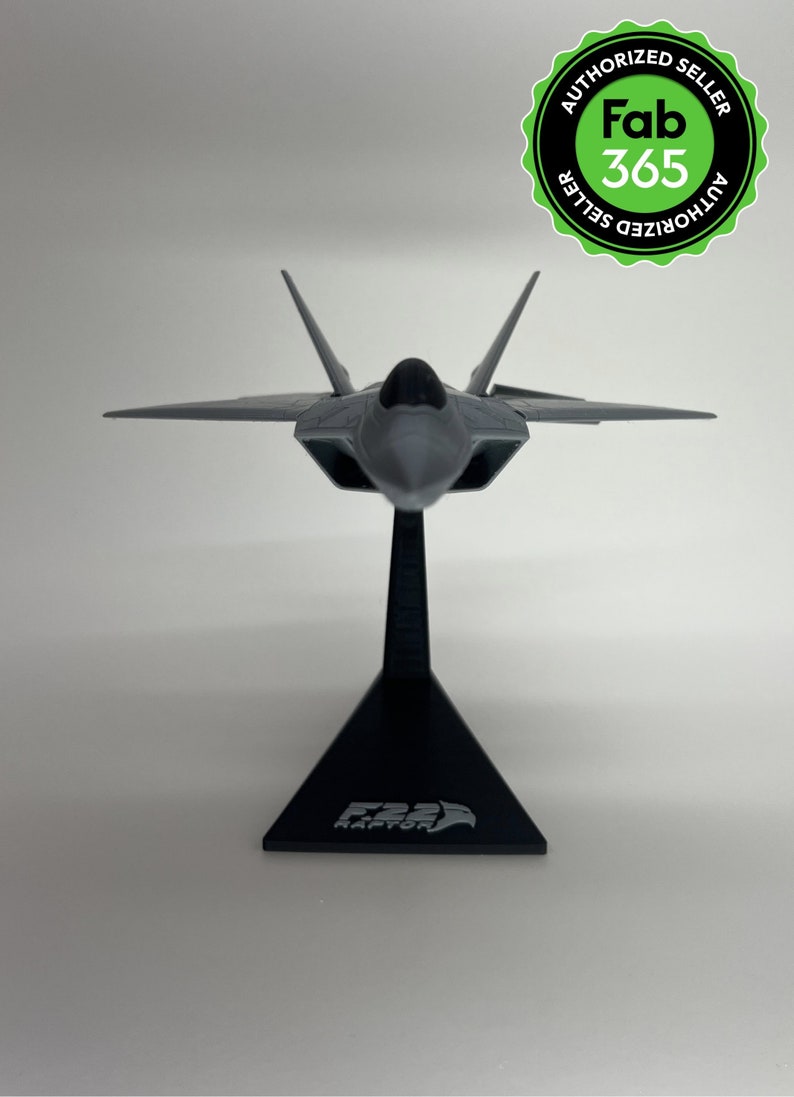 F-22 Raptor Desk Model With Stand, Lockheed Martin Fighter Jet F22 ...
