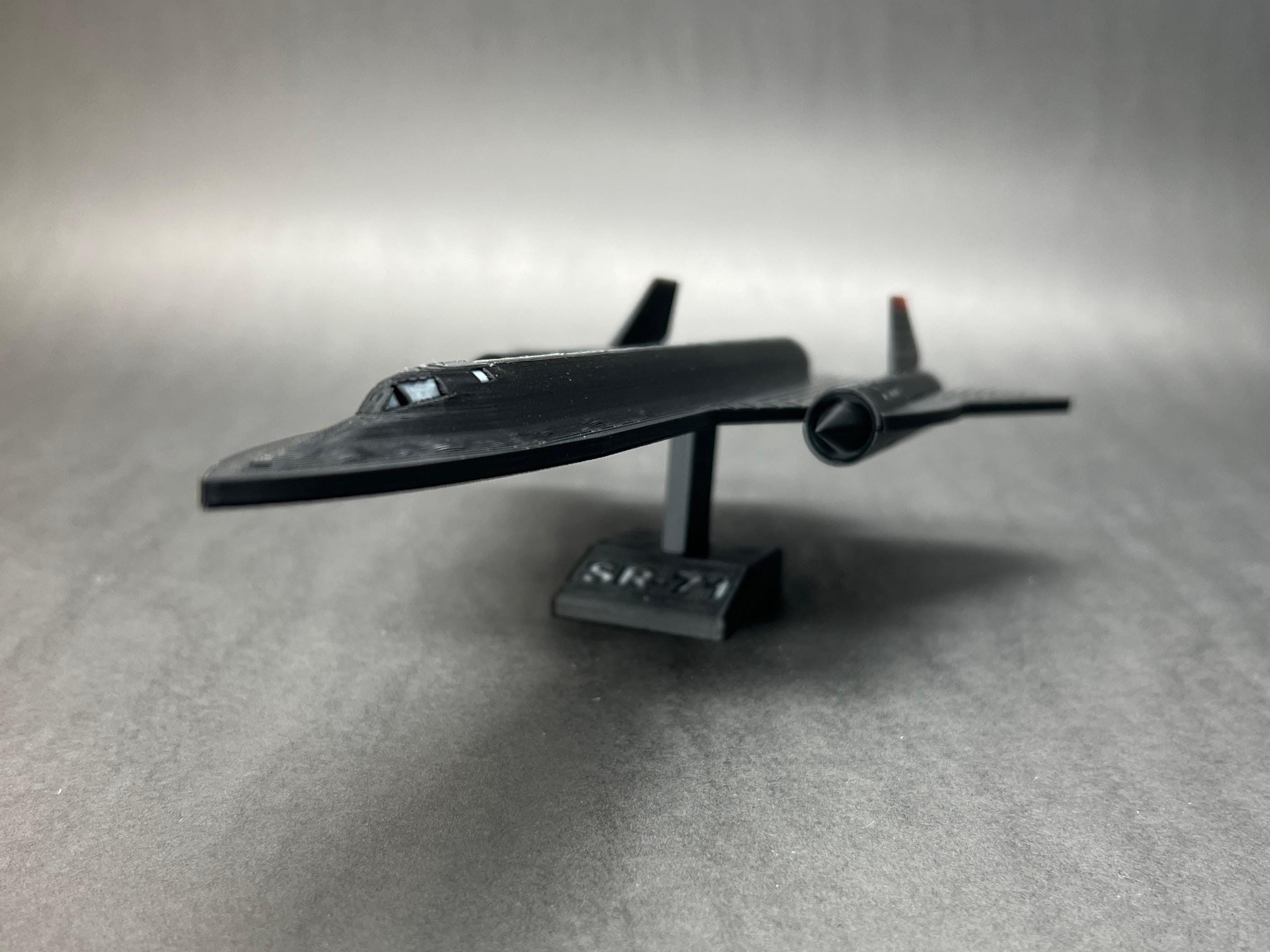 SR-71 Blackbird Desk Model With Stand, Lockheed Jet - Etsy