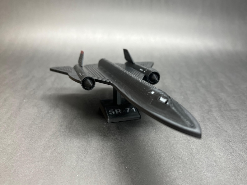 SR-71 Blackbird Desk Model With Stand, Lockheed Jet - Etsy