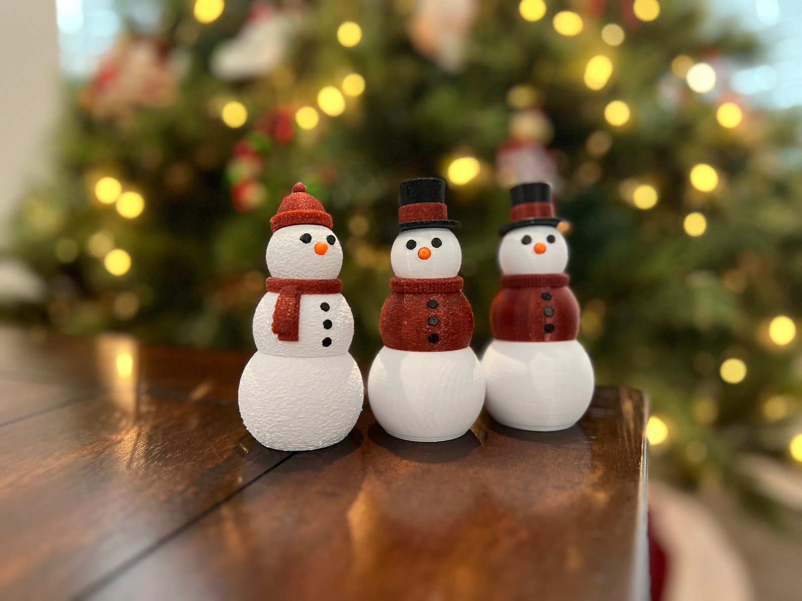 Articulated Snowman, Fidget, Decoration - Etsy