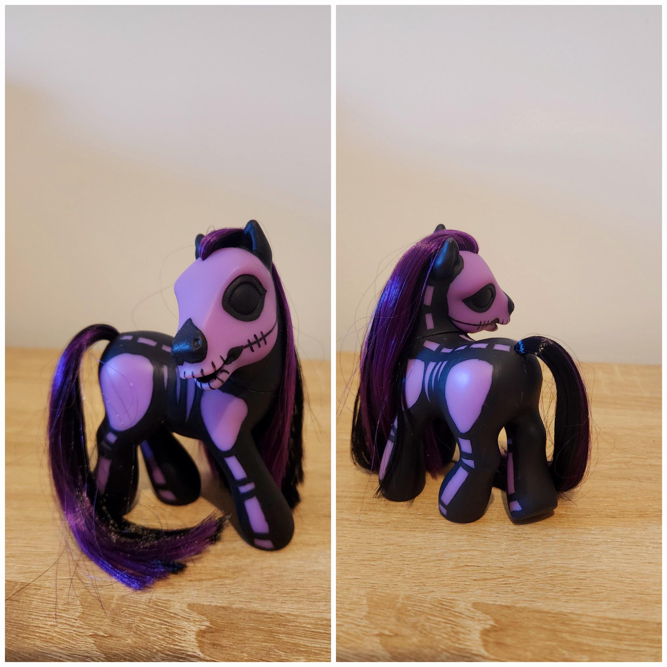 Skeleton Custom My Little Pony Halloween G3 Mlp Goth Horror - Etsy