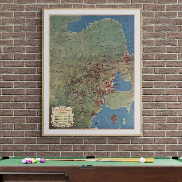 Detroit Poster - Etsy