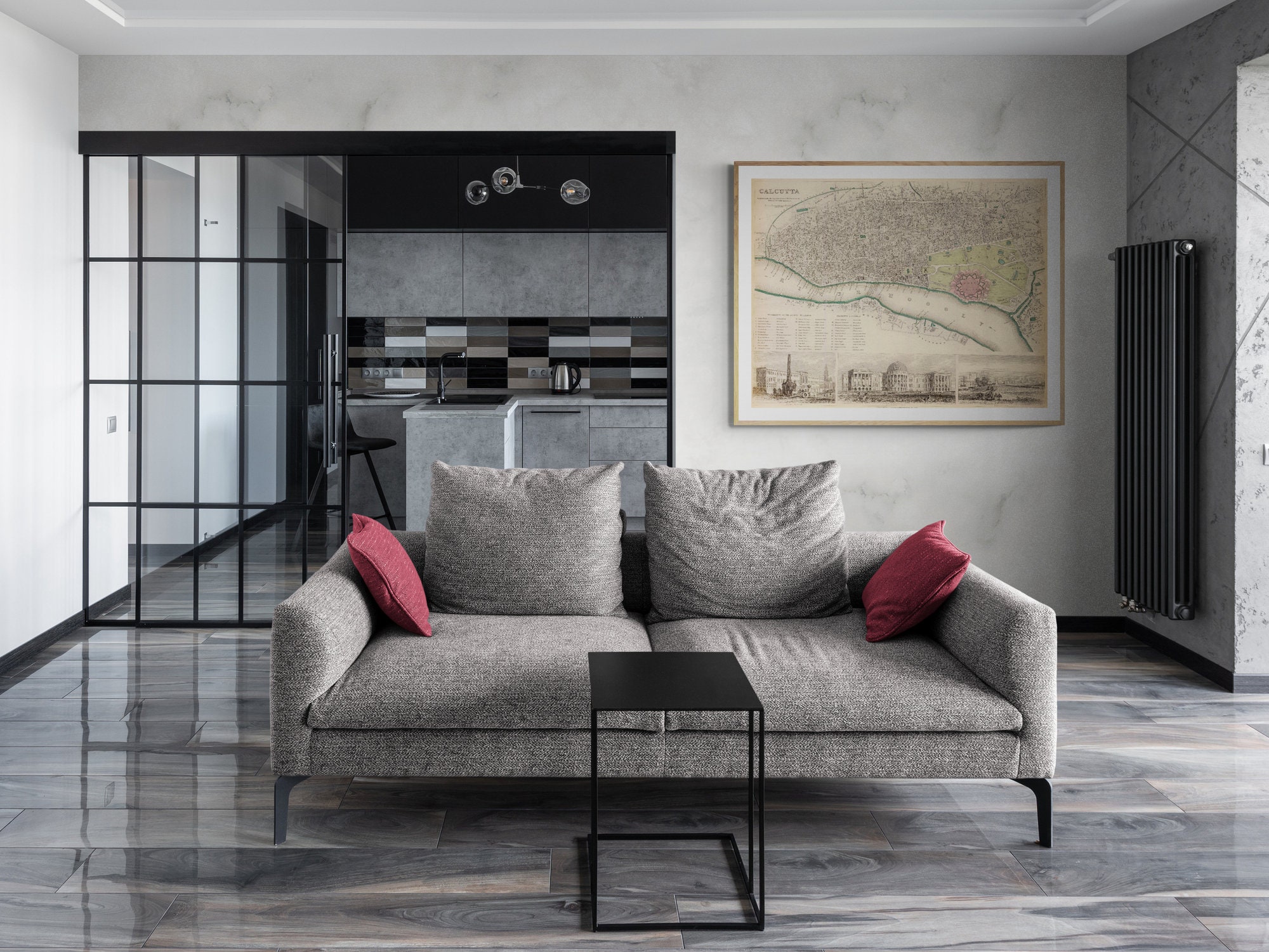 Vintage Map Calcutta Kolkata India 1842 History Fort William - Etsy ...