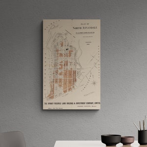North Annandale Vintage Estate Sales Map 1900 Roselle Bay Glebe ...