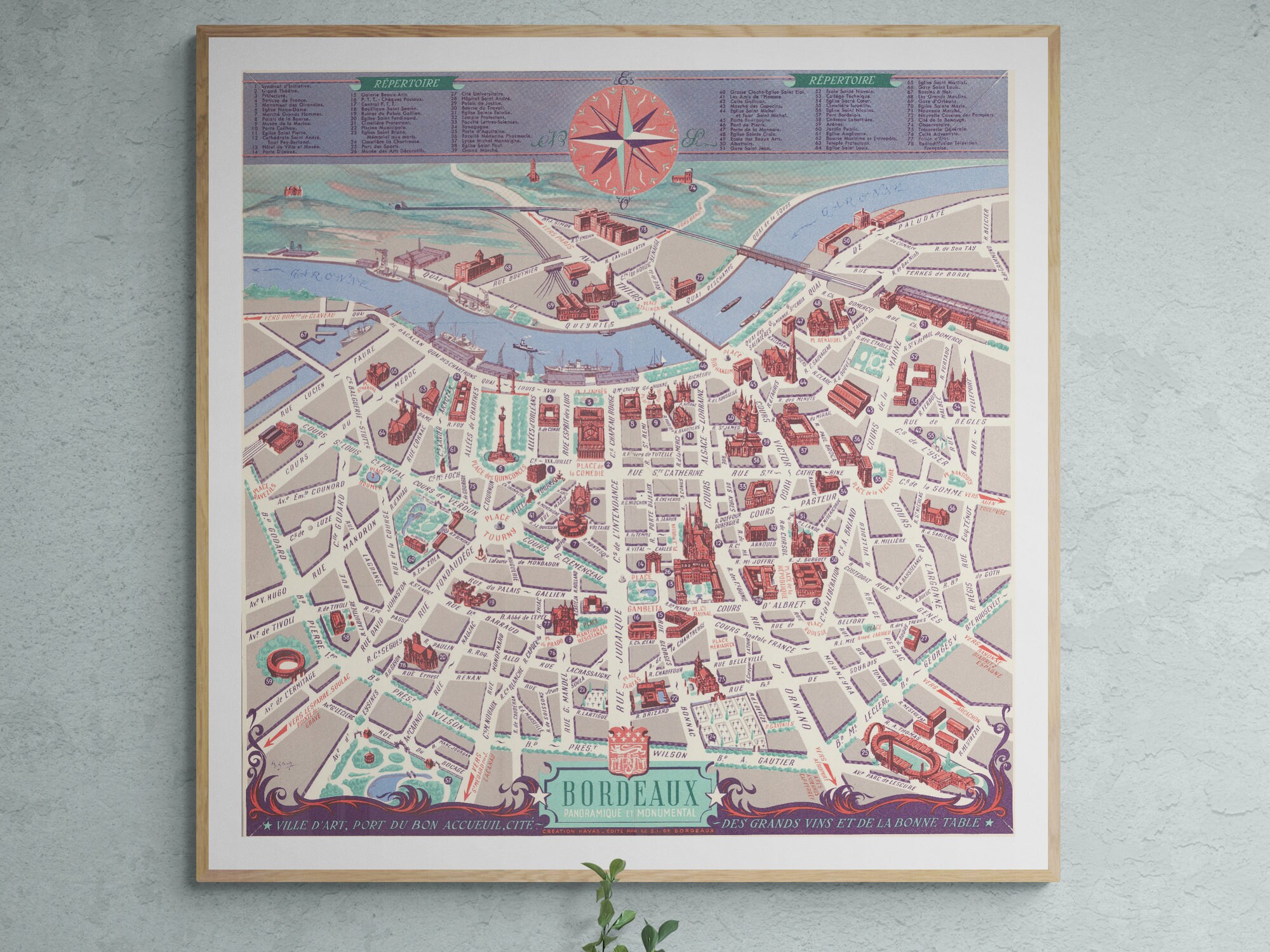 Map Of France With Monuments