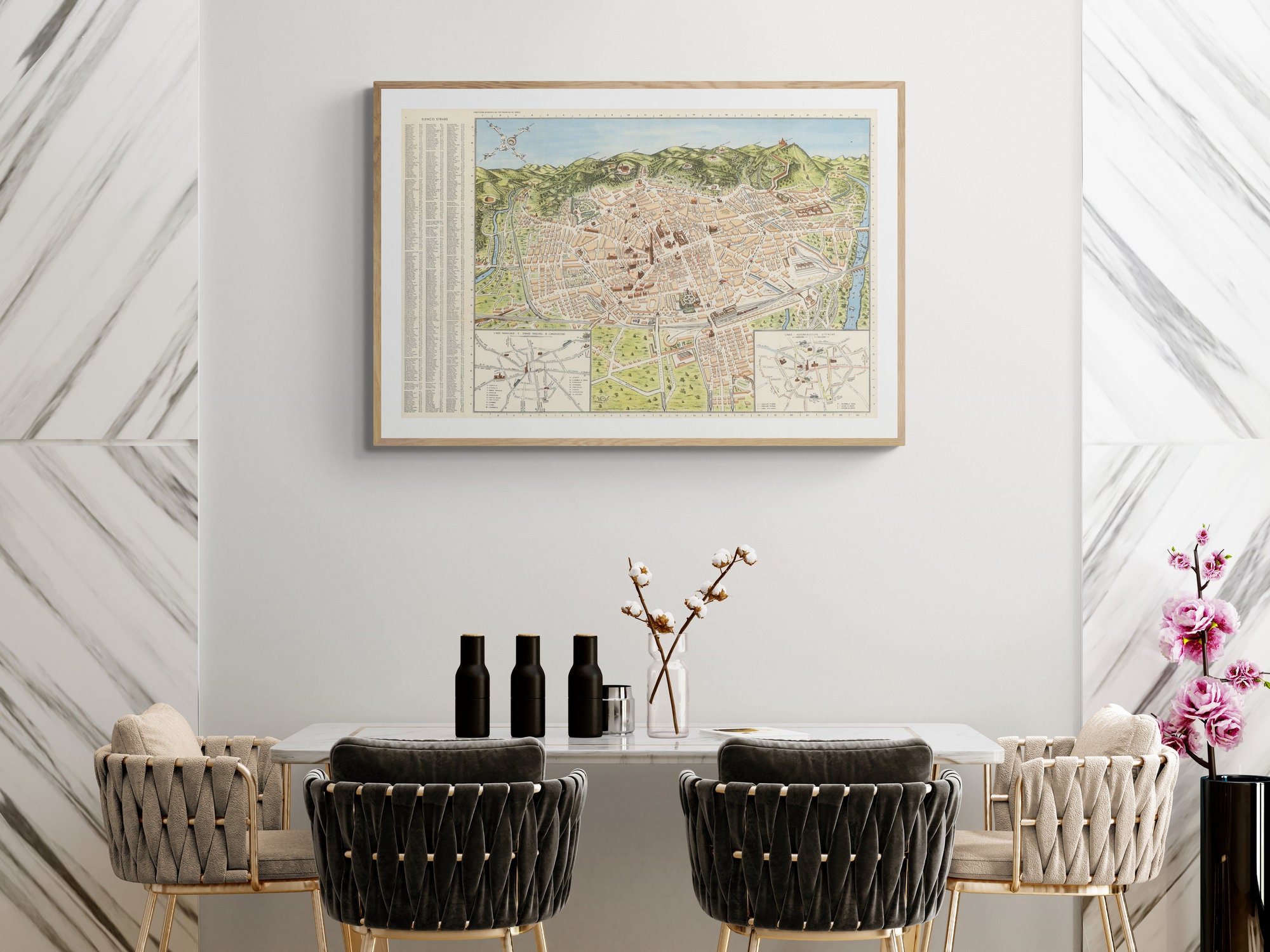 Vintage Tourist Map of Bologna Italy 1953 Old Illustrated Map - Etsy