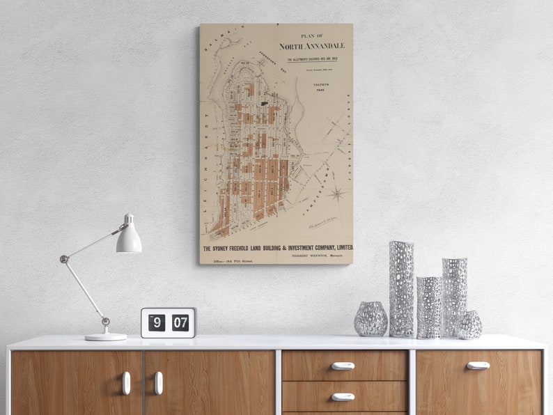 North Annandale Vintage Estate Sales Map 1900 Roselle Bay Glebe ...