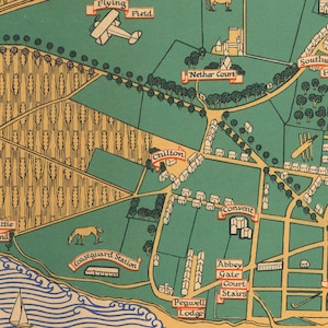 Vintage Map Ramsgate 1954 UK Old England Map Antique Kent Print Poster ...