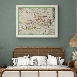 Tube Map London Underground Railways 1912 Old Tube Map Antique - Etsy