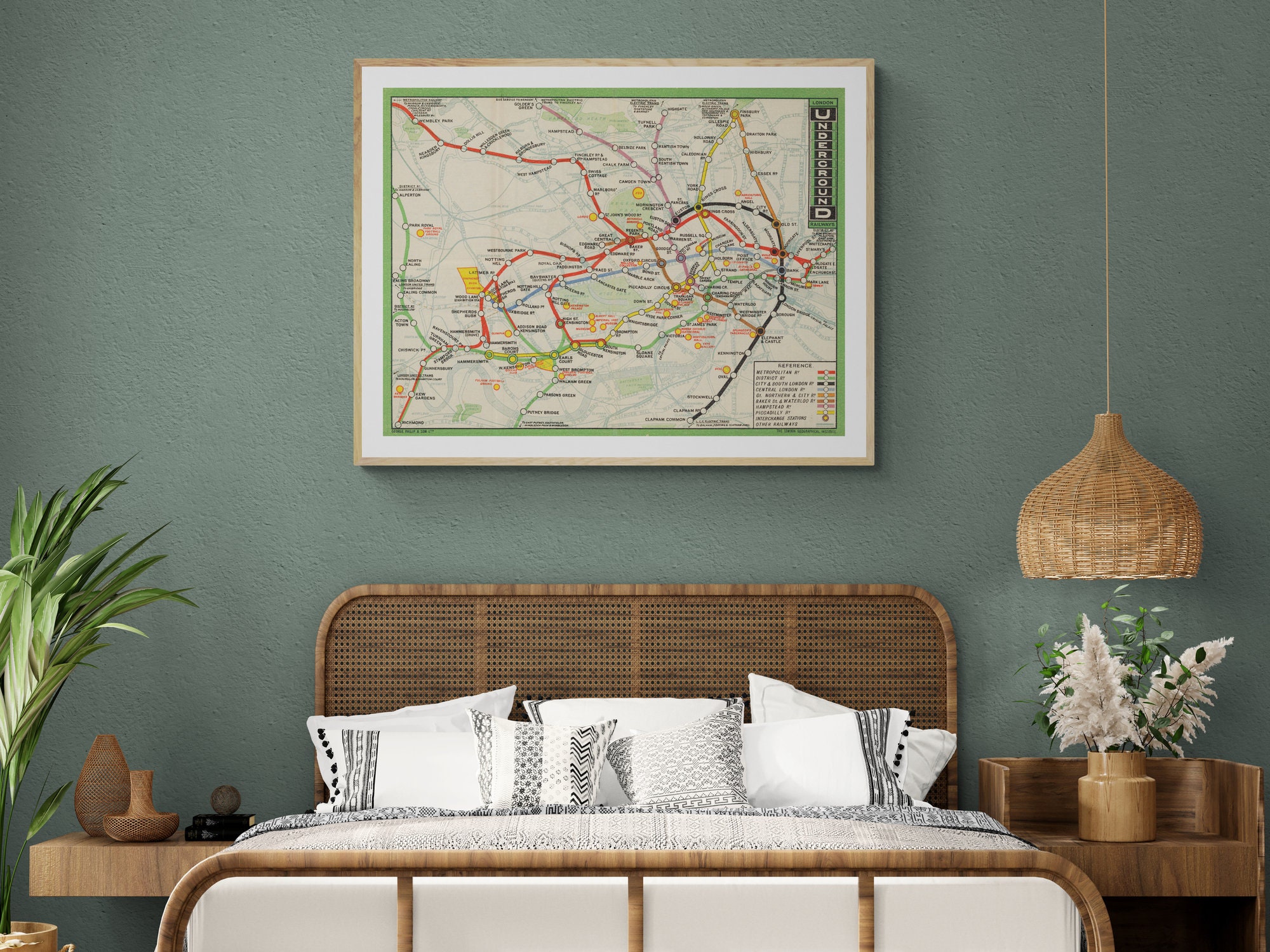 Tube Map London Underground Railways 1912 Old Tube Map Antique - Etsy