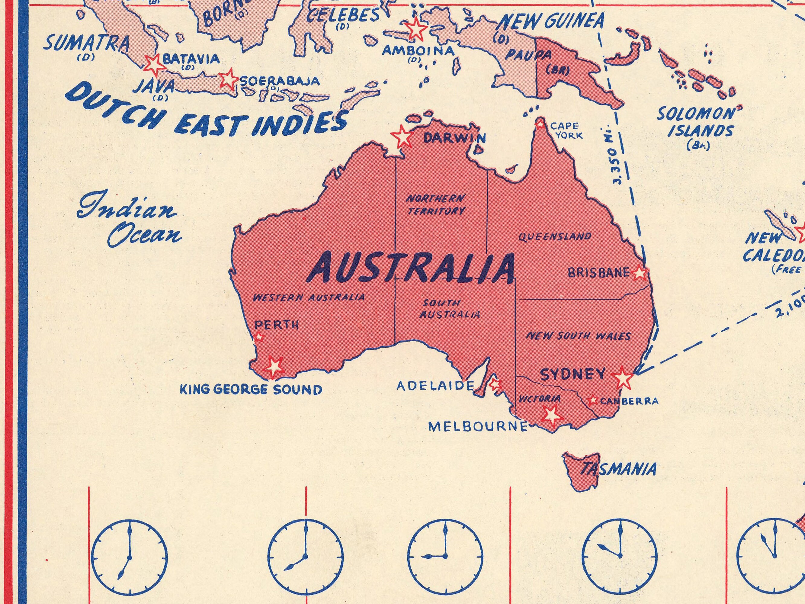Vintage War Map of the Pacific and Far East 1944 Skellyman Illustrated ...