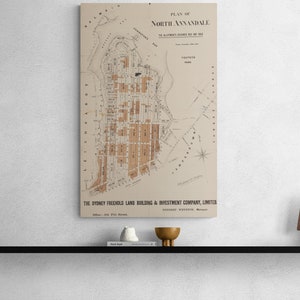 North Annandale Vintage Estate Sales Map 1900 Roselle Bay Glebe ...