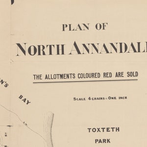 North Annandale Vintage Estate Sales Map 1900 Roselle Bay Glebe ...