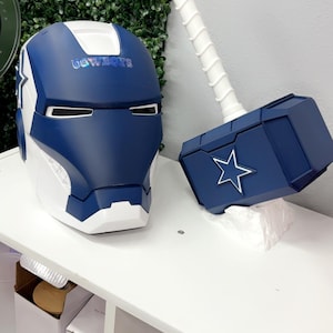 Dallas Cowboys With Ironman Mask - Etsy