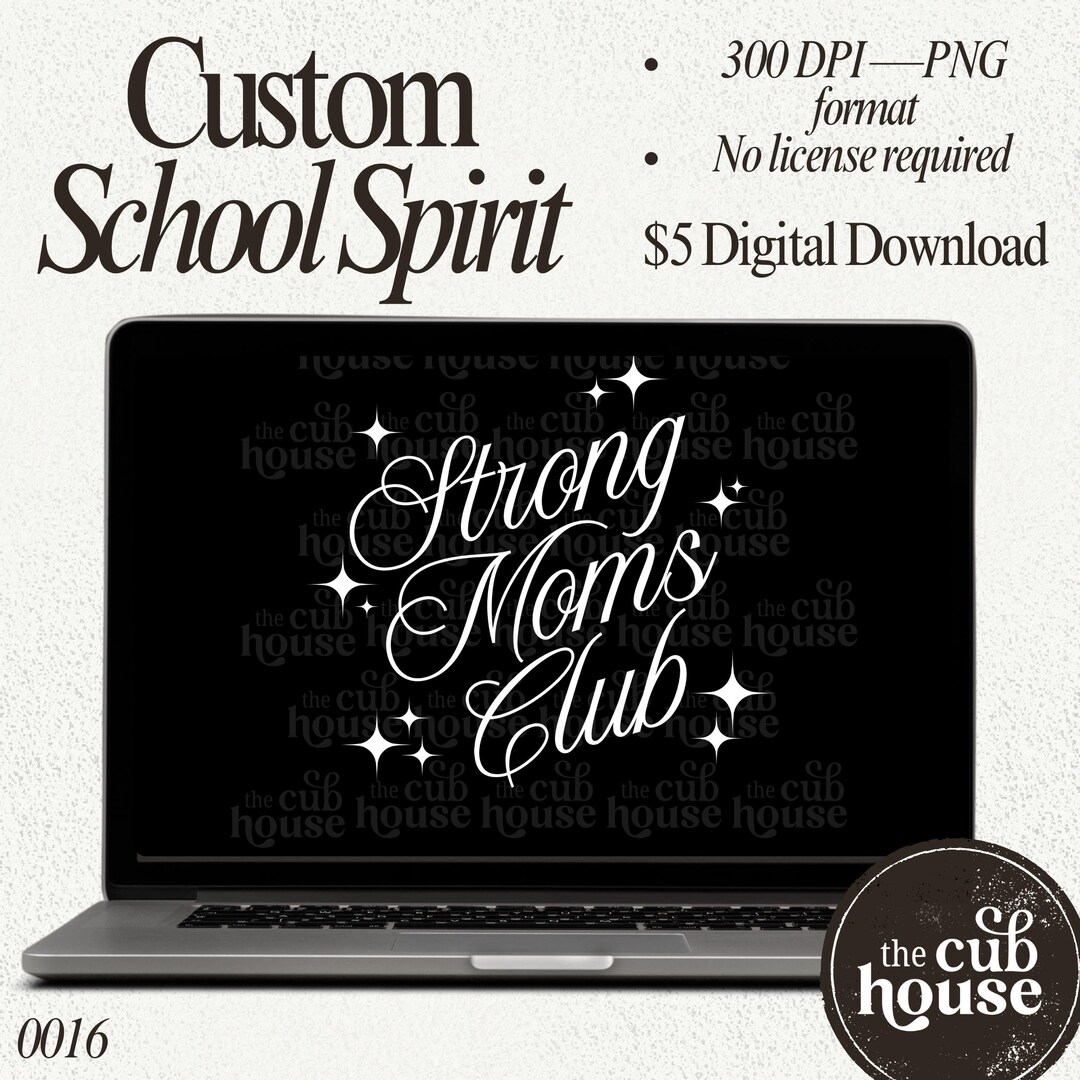 Strong Moms Club • 300 DPI PNG • Gym, Workout, Fitness, Health, Moms ...