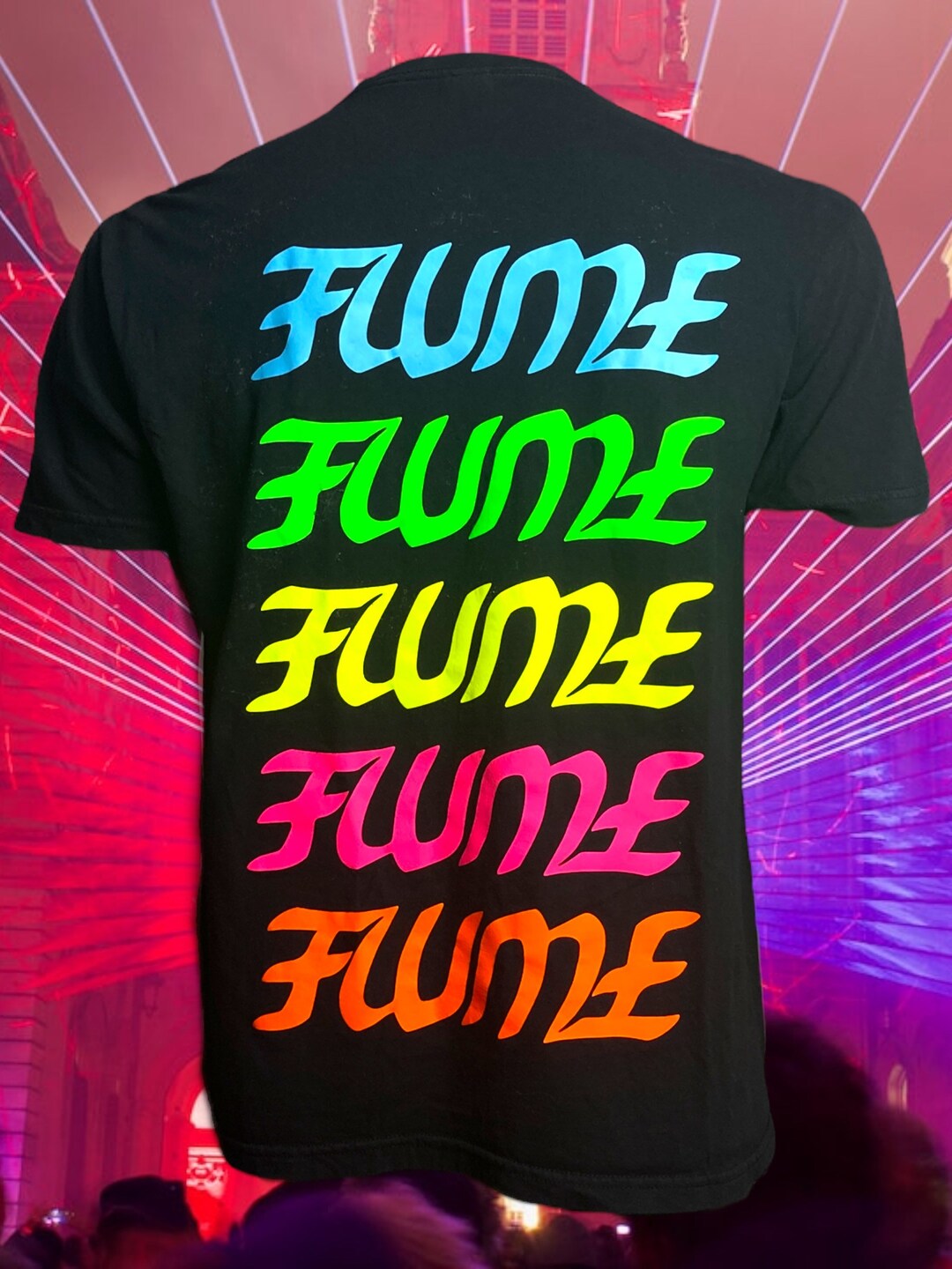 Flume Neon/glow in the Dark Logo Shirt - Etsy