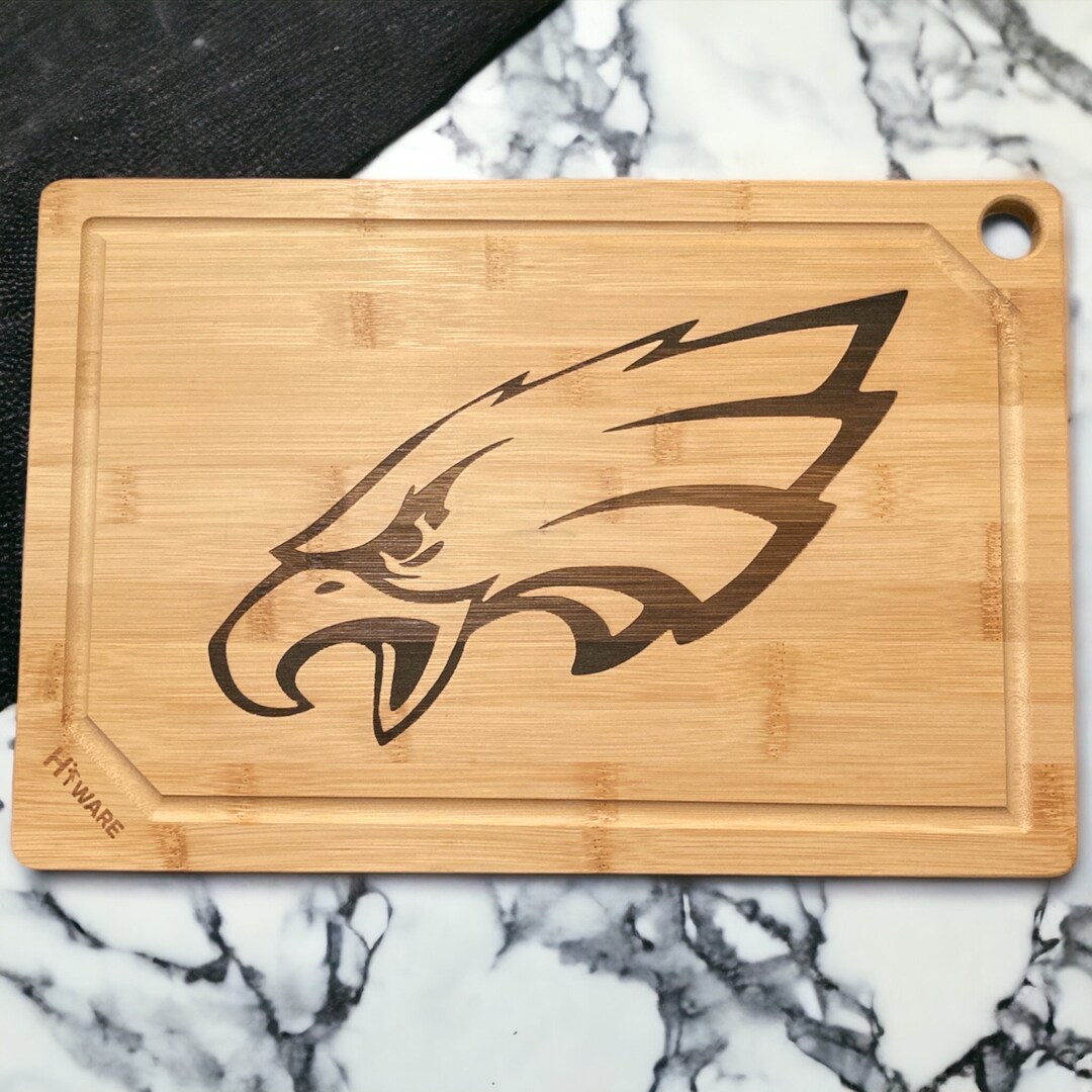 Philadelphia Eagles Laser Engraved Charcuterie Board, Serving Tray - Etsy