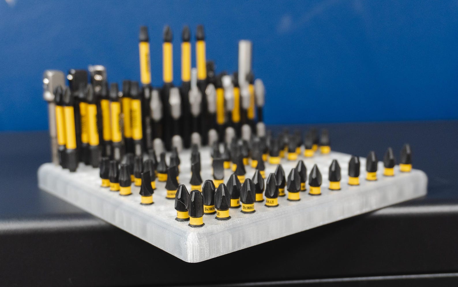 Hex Bit Organizer Holds 165 Bits | Drill Bit Storage for Toolbox Drawer ...