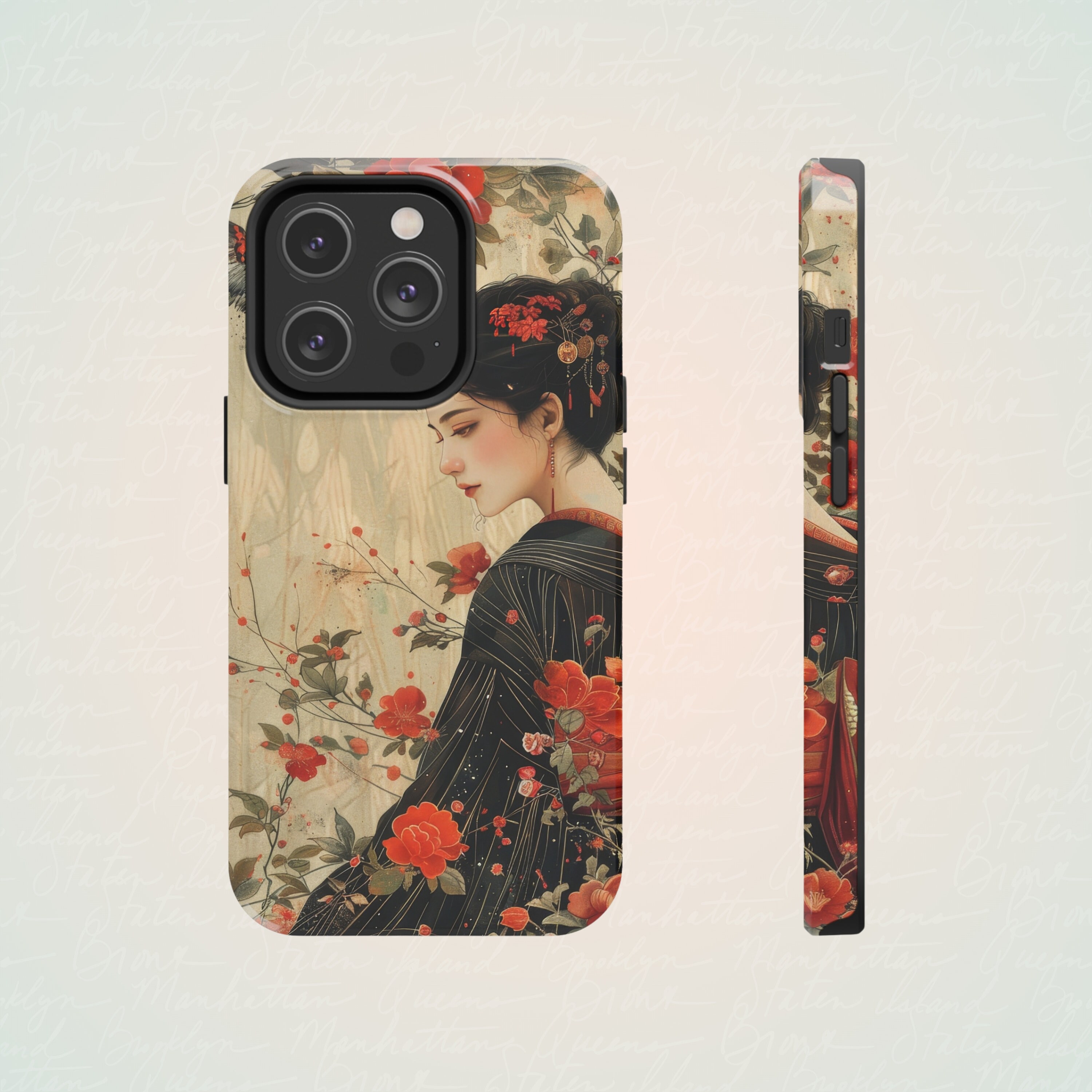 Japan iPhone Case Gift, Floral Phone Case, Gift for Her Cell Phone Case ...