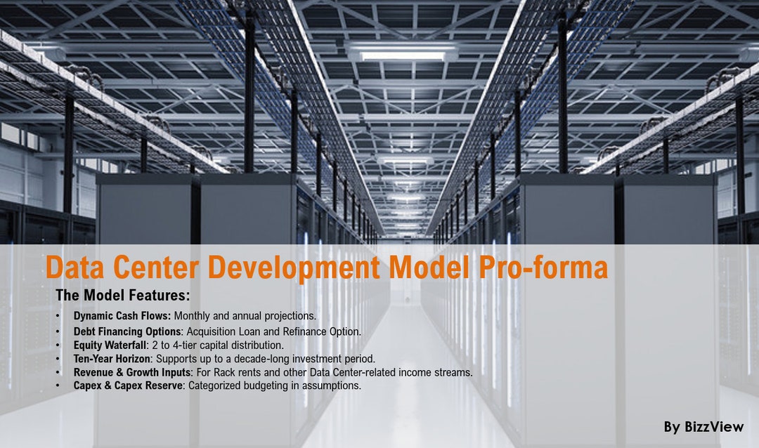 Data Center (co-location) Development Model Pro-forma - Etsy