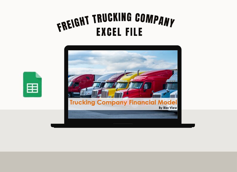 Freight Trucking Company - Google Sheets - Etsy